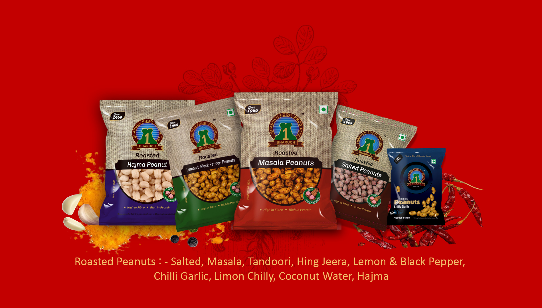 Bharuch Food Products – Manufacturers of Peanuts, Channa and Chikki's